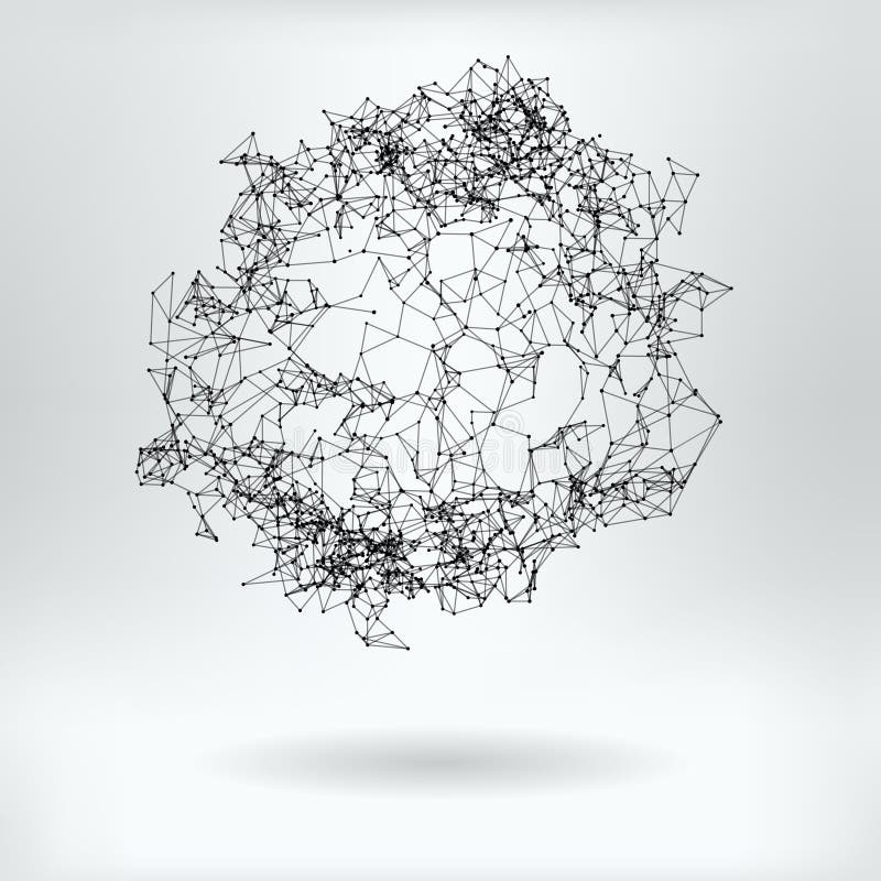 Abstract Plexus Vector Illustration Stock Vector - Illustration of ...