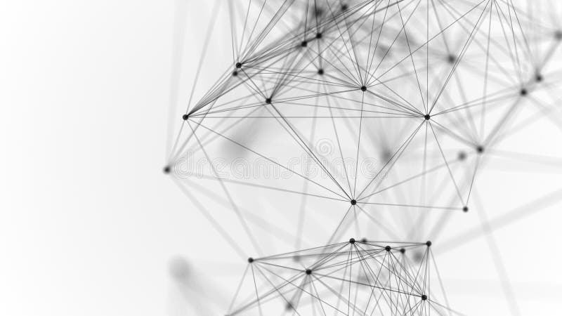Abstract Plexus, Depth of Field Black, Plexus Hand, Mobile Cyber, Future Dots Stock Photo ...