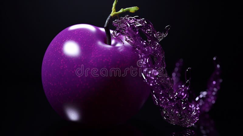 Abstract Plum Isolated on Alpha Layer Mixes Stock Image - Image of ...