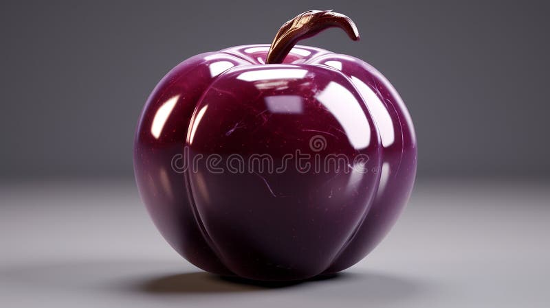 Abstract Plum Isolated on Alpha Layer Mixes Stock Illustration ...