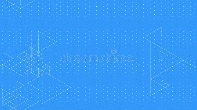 Abstract Point Background with Animation of Line and Dots. Lines of ...