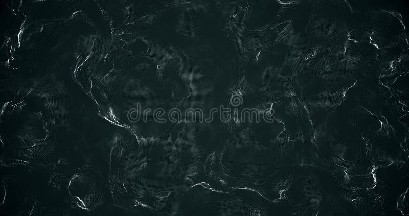 Abstract Point Surface Slightly Moving. Waves of Point Surface Stock ...