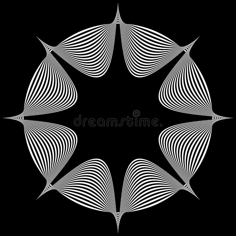 Abstract pointed element stock vector. Illustration of blending - 81794040