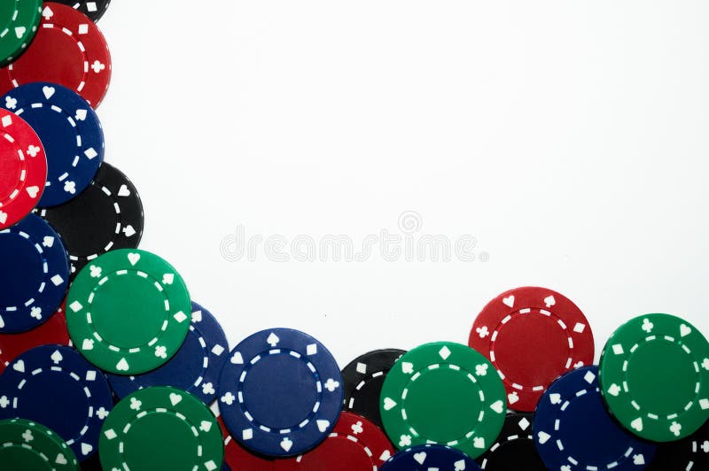 Poker chips frame stock image. Image of framing, border - 4630061