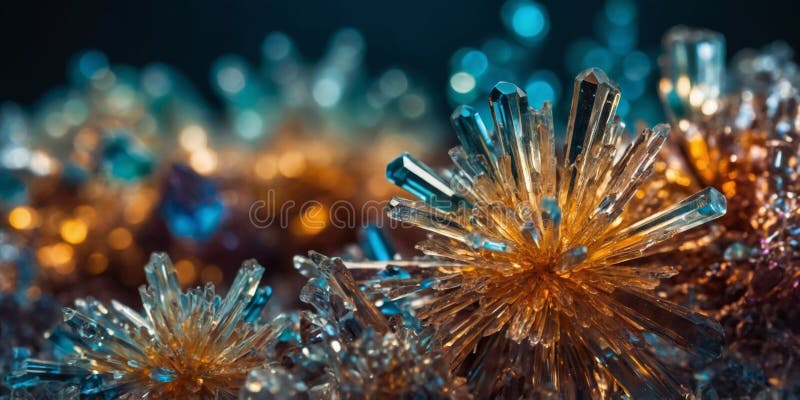 Abstract Polarized Light Microscopy of Crystallized Substances. Stock ...