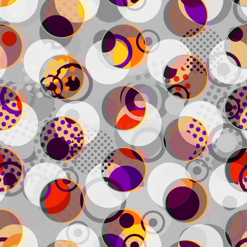 Abstract Polka Dots Background Stock Vector - Illustration of glow ...