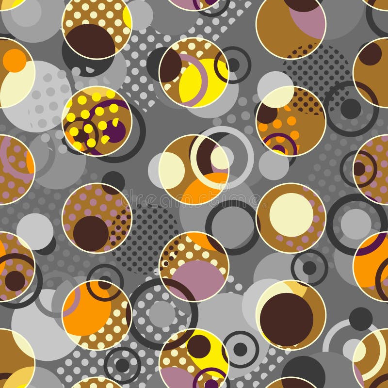 Abstract Polka Dots Background Stock Vector - Illustration of seamless ...