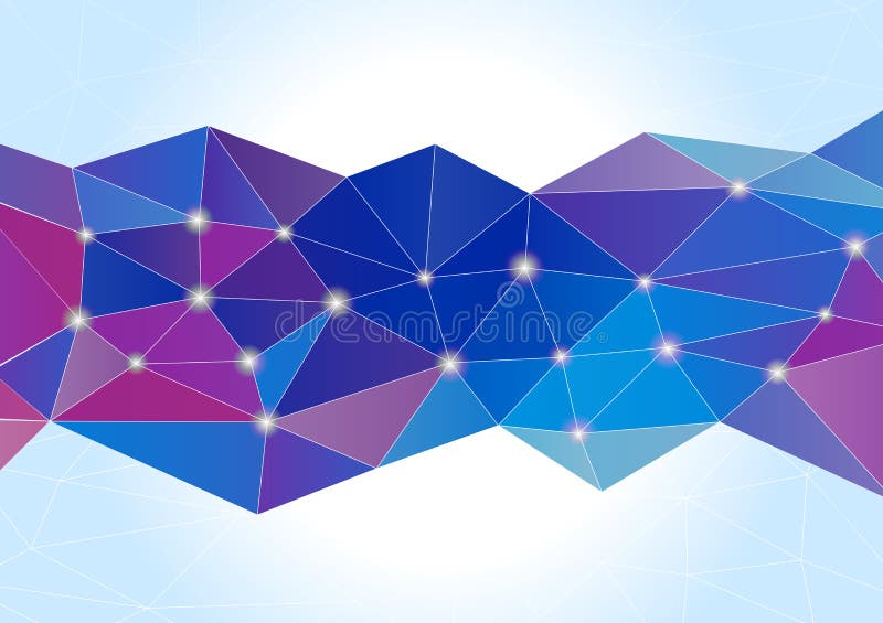 Abstract Polygon Background Stock Vector - Illustration of dimensional ...