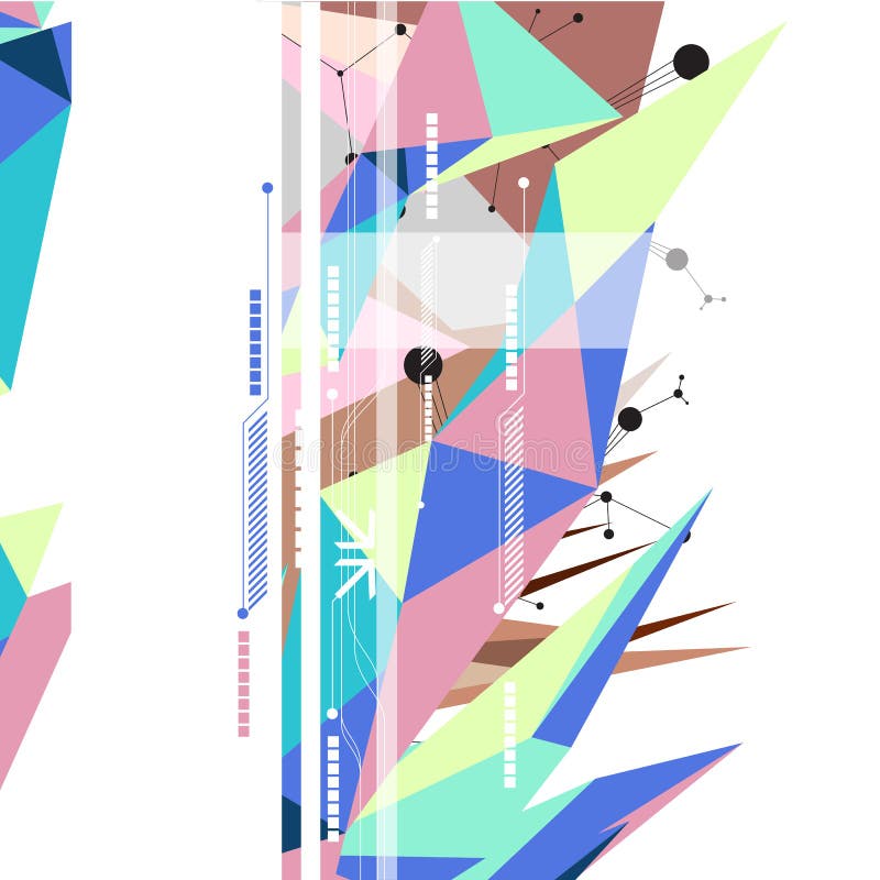 Abstract Polygon Background Design Stock Vector - Illustration of ...