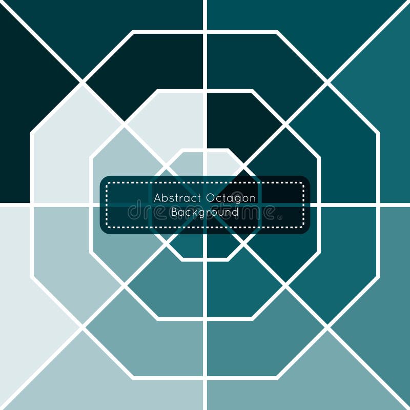 Abstract Polygon Background, Dividing Polygon of Octagon Shape in ...