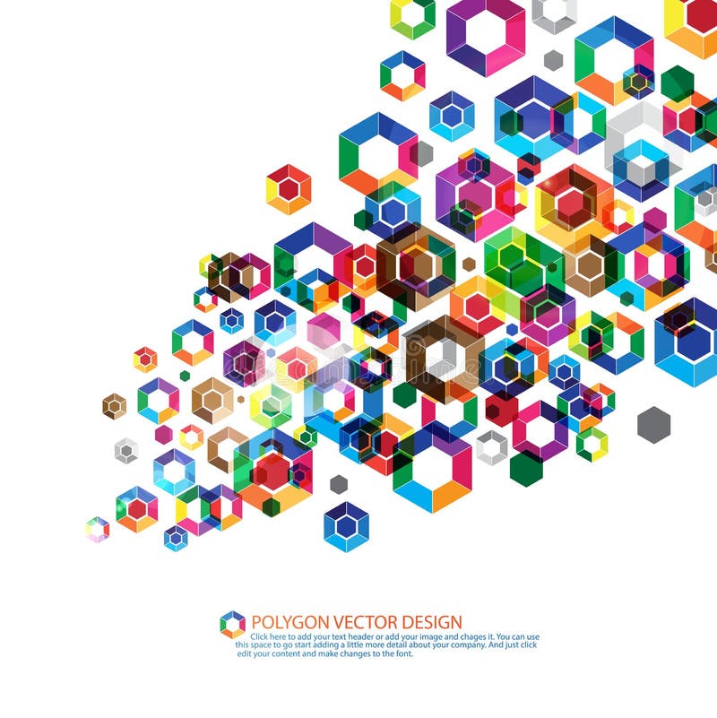 Abstract Polygon Background Stock Vector - Illustration of graphic ...