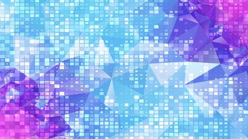 Abstract Polygon Background. Square Pattern Backdrop. Futuristic ...