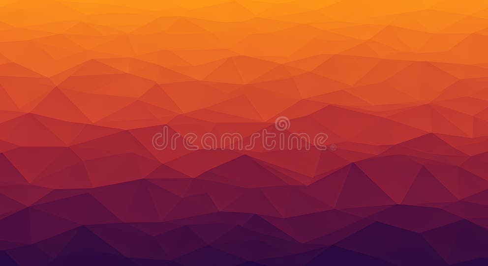 Abstract Polygon Background with Sunset Color Gradient for Modern ...