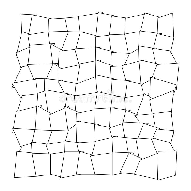 Abstract Polygon Grid Images White Frame Tiles Stock Vector ...