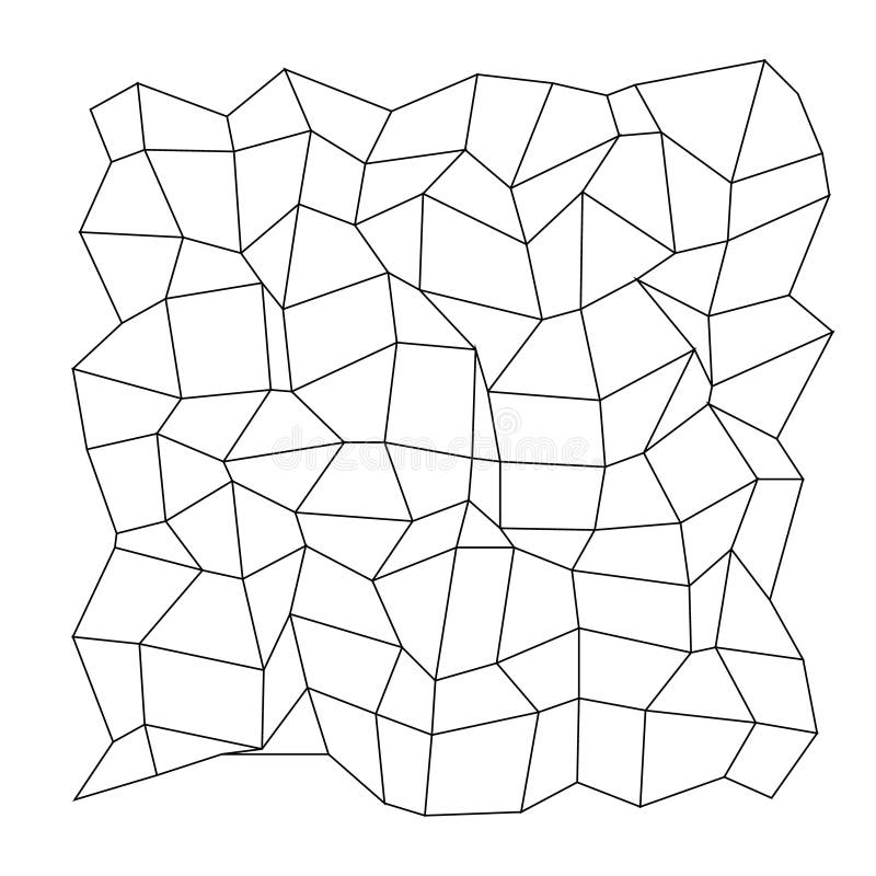 Abstract Polygon Grid Images White Frame Tiles Stock Illustration ...