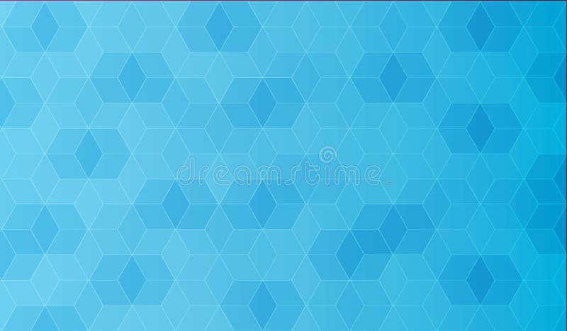 Abstract Polygon Template, Blue Color with Gradient, Raster ...