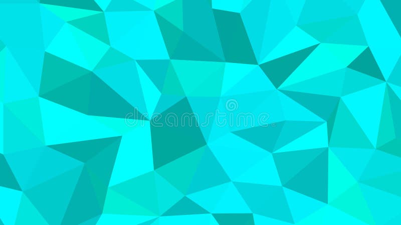 Abstract Polygonal Background, Aqua Geometric Vector Stock Vector ...