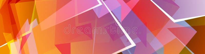 Abstract Polygonal Background. Banner for Interior Decoration Stock ...