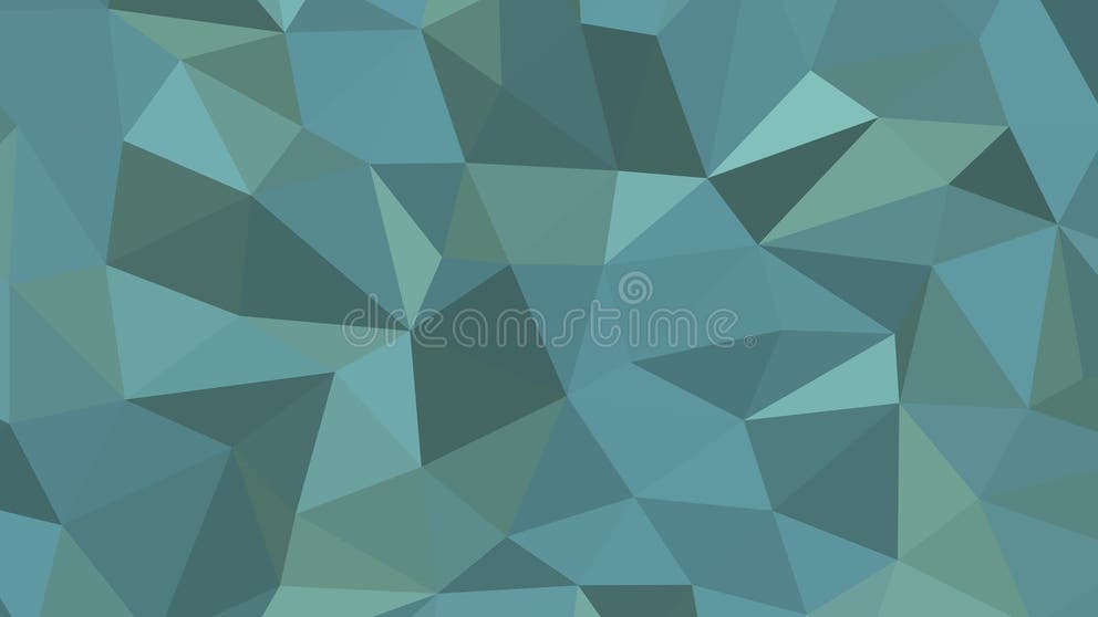 Abstract Polygonal Background, Cadet Blue Geometric Vector Stock Vector ...