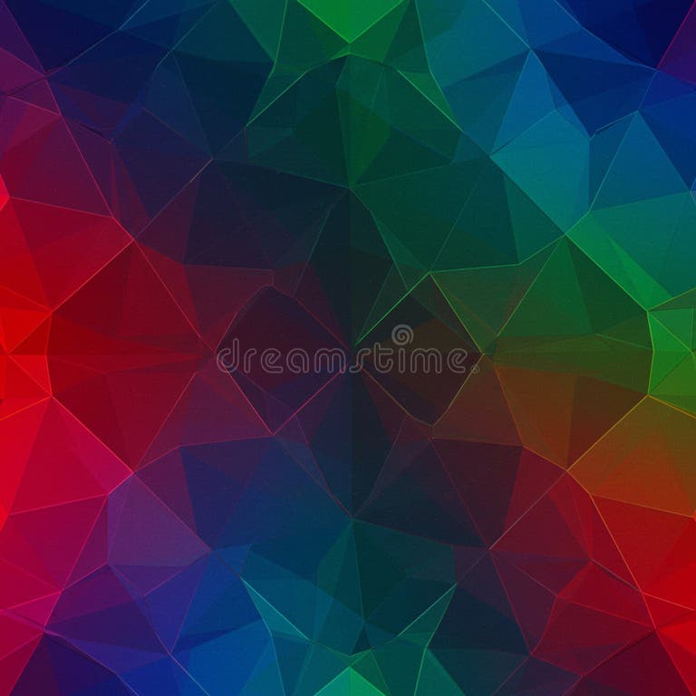 Abstract Polygonal Background Consisting of Overlapping Triangles in a ...