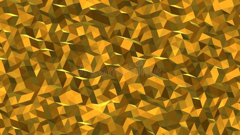 Abstract Polygonal Background, Goldenrod Geometric Vector Stock Vector ...