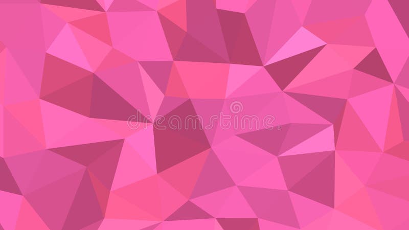 Abstract Polygonal Background, Hot Pink Geometric Vector Stock Vector ...