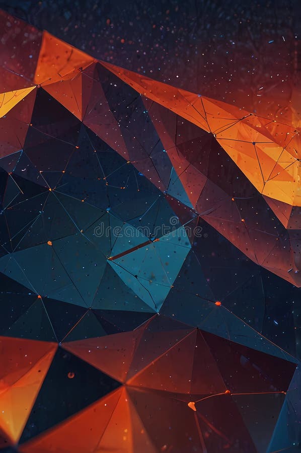 Abstract Polygonal Background. Triangular Design for Your Business ...
