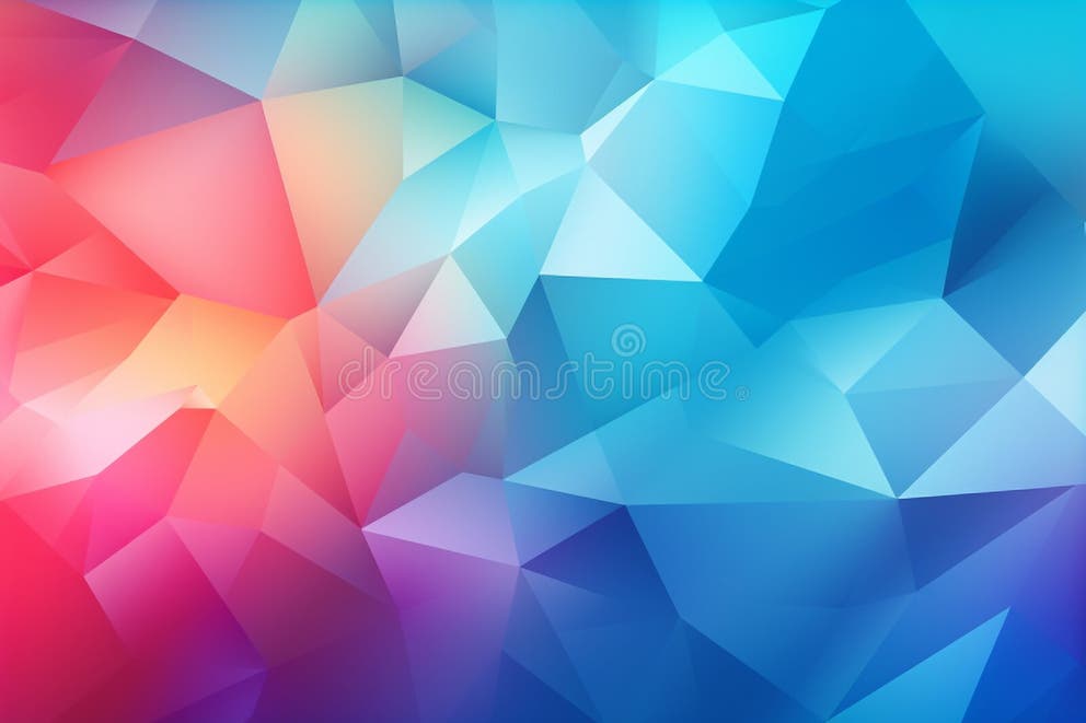 Abstract Polygonal Background Triangular Low Polystyle Stock ...