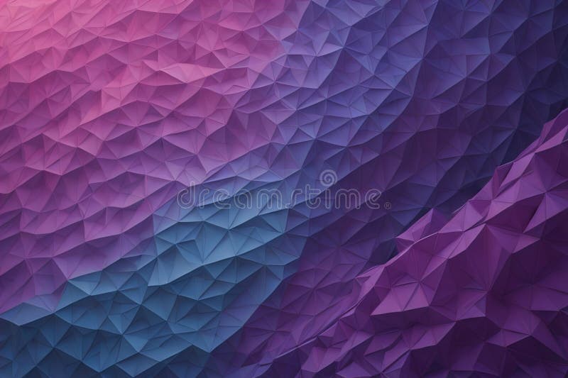 Abstract Polygonal Background Triangular Origami Style With Gradient Stock Illustration