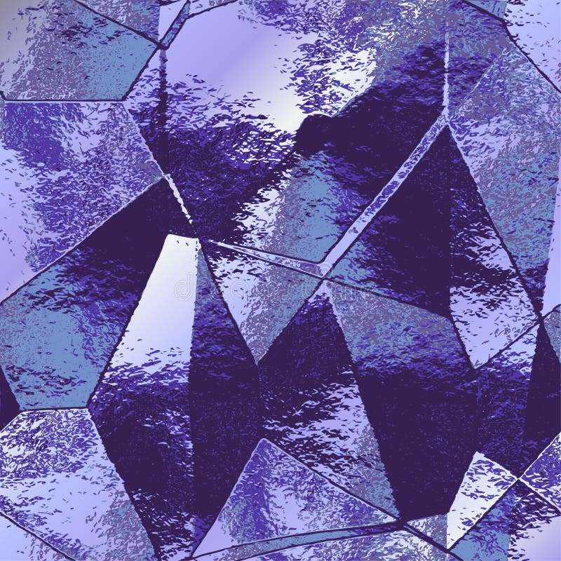 Abstract Polygonal Brushed Background Resembling Folded Metal Foil ...