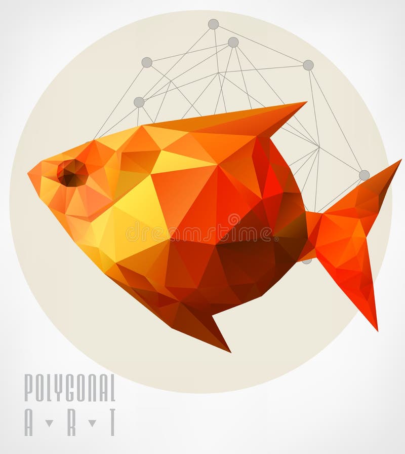 Fish polygonal stock vector. Illustration of glossy, modern - 57637336 Fish polygonal stock vector. Illustration of glossy, modern - 57637336