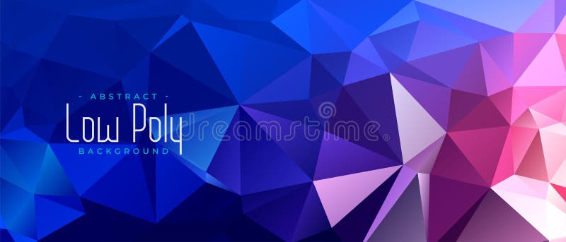 Abstract Polygonal Mesh Pattern Backdrop with Crystal Effect Stock ...