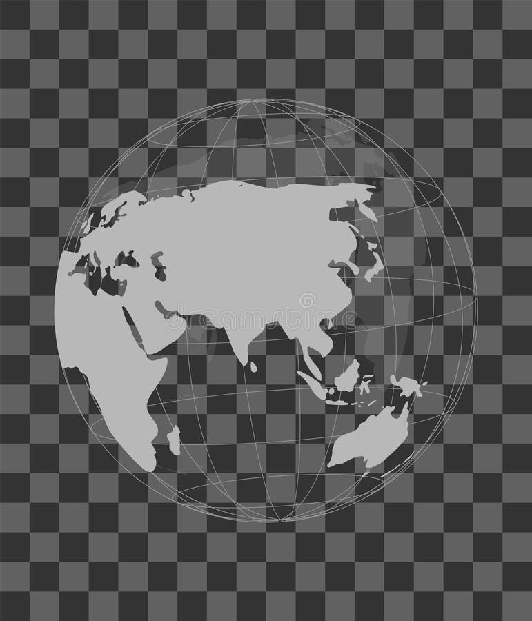 Polygonal planet wallpaper stock illustration. Illustration of circle ...