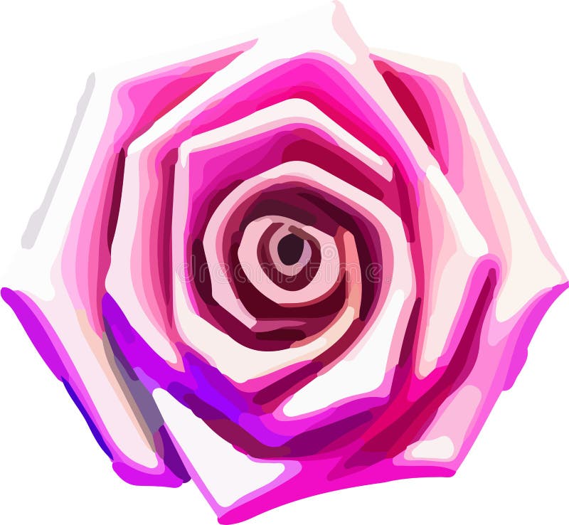 Abstract Polygonal Rose . Low Poly Illustration Stock Vector ...