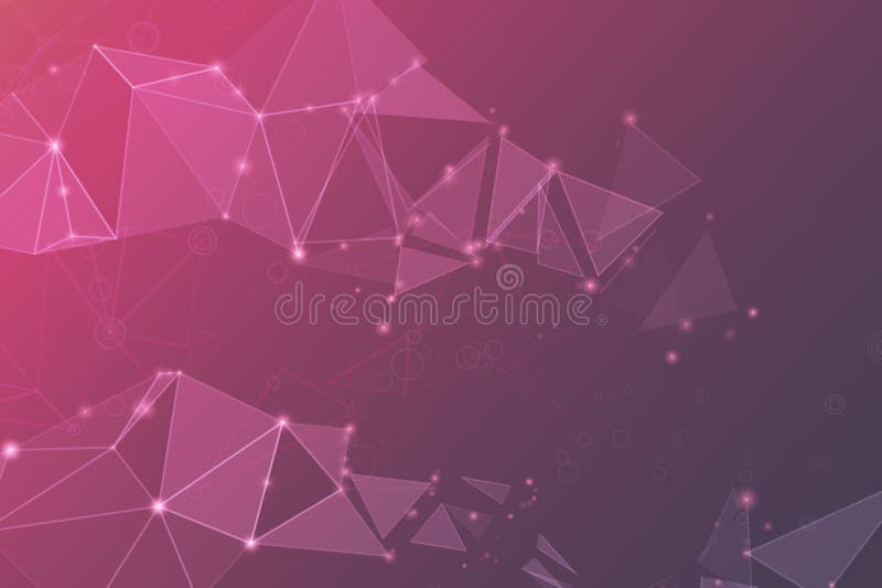 Abstract polygonal space stock vector. Illustration of hexagon - 134211125