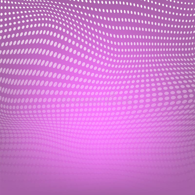 Abstract Polygonal Space. Low Poly Pink with Connecting Dot. Big Data ...