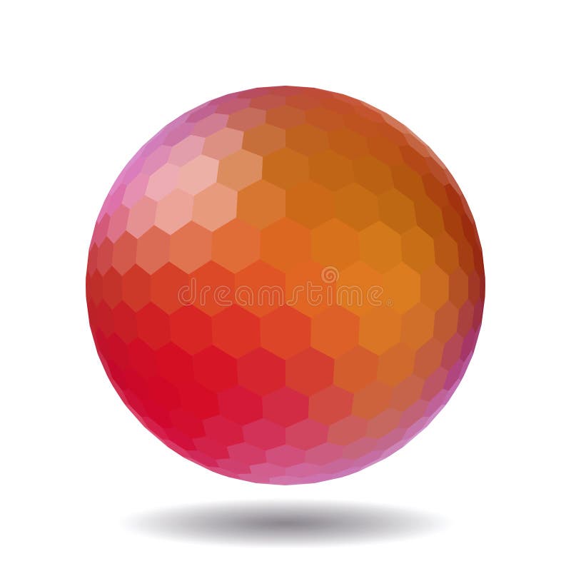 Abstract polygonal sphere stock vector. Illustration of light - 79586729