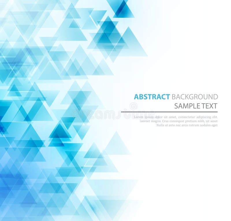 Abstract Polygonal Triangles Poster Stock Vector - Illustration of ...