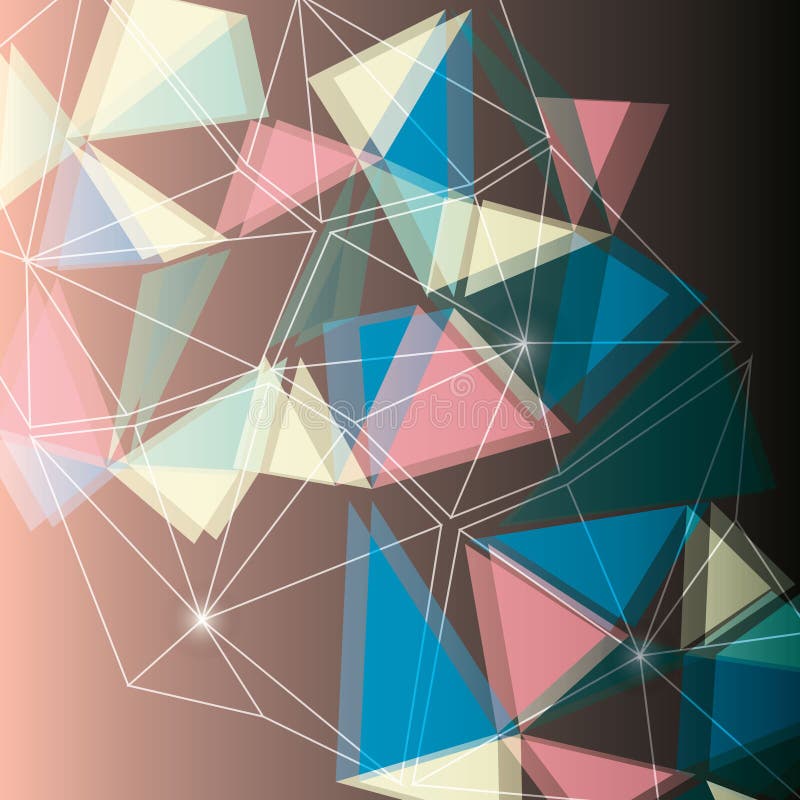 Abstract Polygons stock vector. Illustration of geometric - 57545209