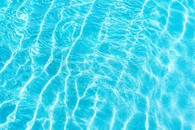 Abstract Pool Water Surface and Background with Sun Light Reflection ...
