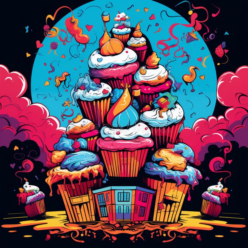 Cupcake Patterns Stock Illustrations – 1,126 Cupcake Patterns Stock ...