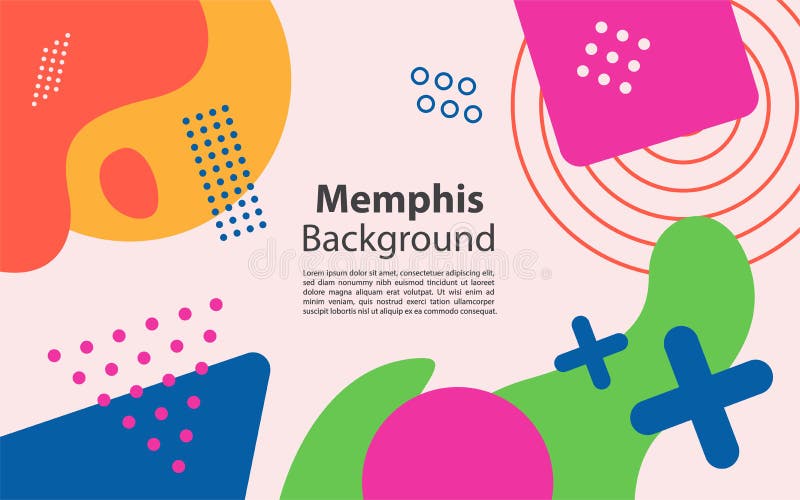 Abstract Pop Art Line and Dots Color Pattern Background. Vector Liquid ...