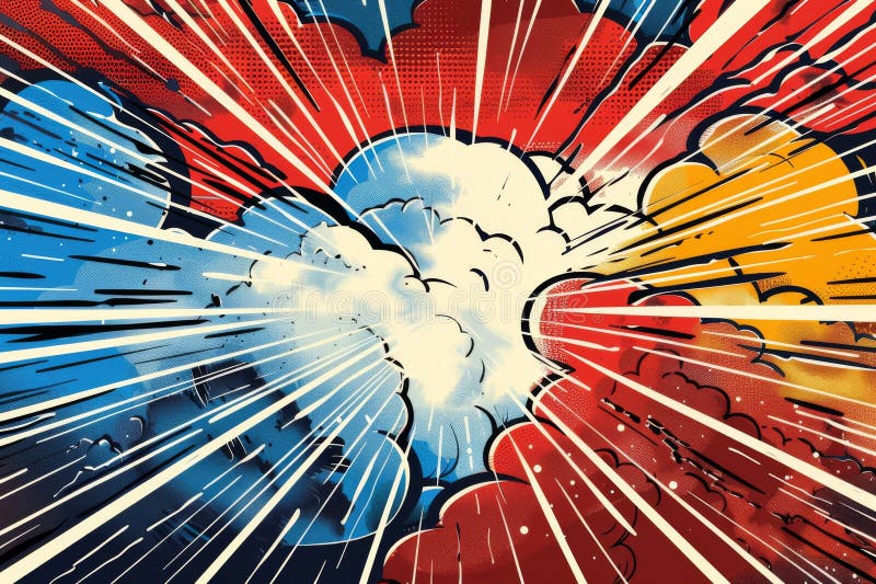 Abstract Pop-art Style Image with Bright Colors Stock Image - Image of ...