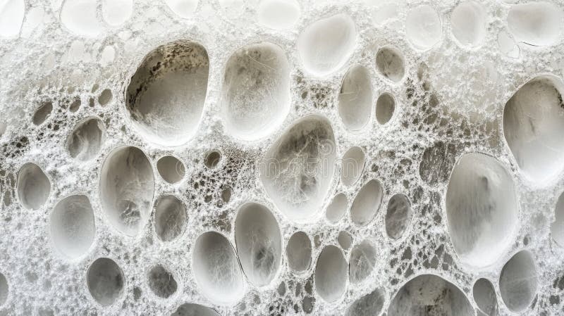 Abstract Porous Surface Texture with Circular Patterns Stock ...