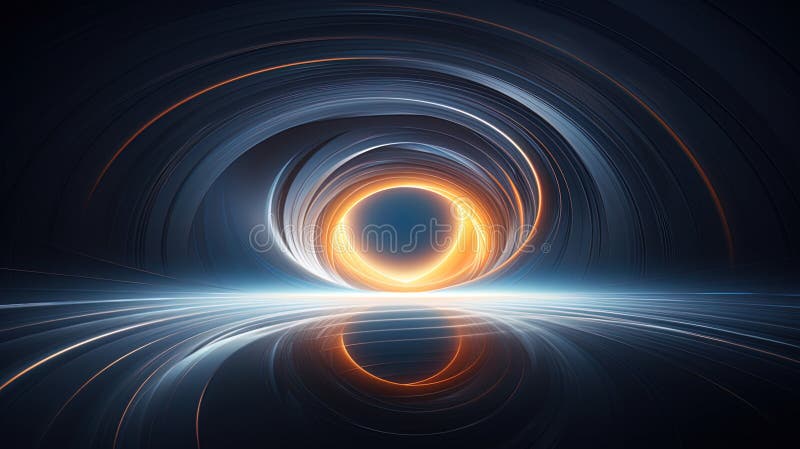 Abstract Portal of Time and Four Dimension Concept. Pastel Colors ...