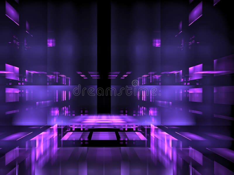 Abstract Portal or Scene in Tech Style - Digitally Generated Image ...