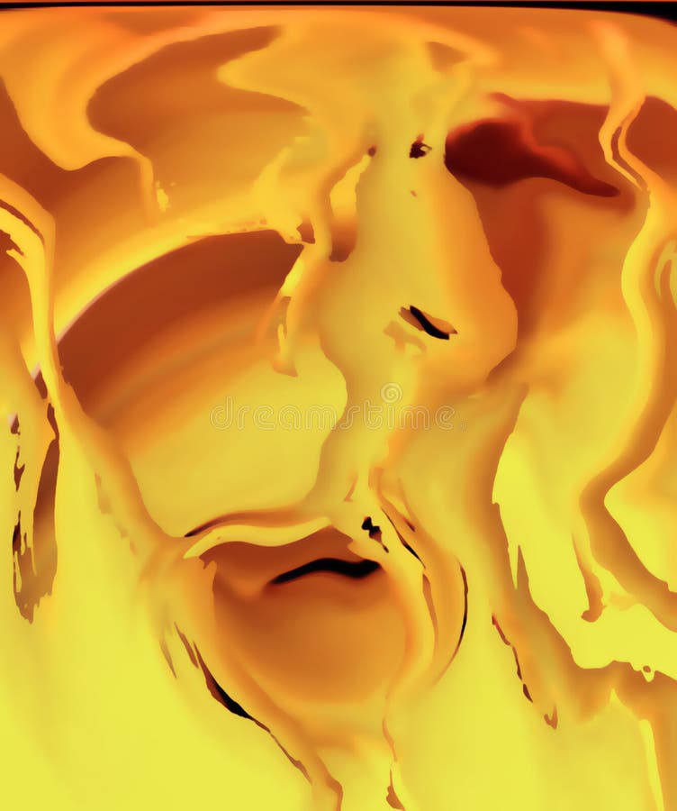 Abstract portrait. stock illustration. Illustration of curvature - 12063446