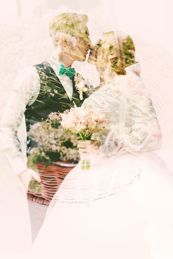 Abstract bride and groom stock image. Image of abstract - 33515519