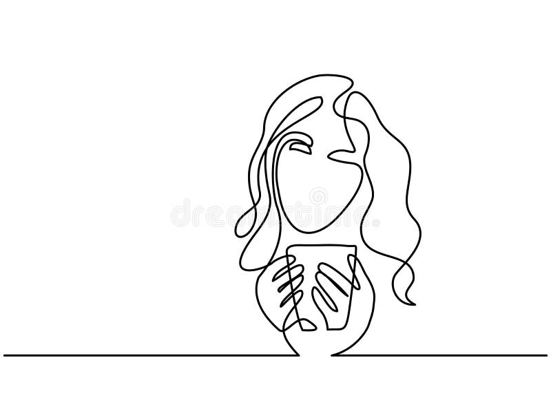 Portrait Singleline Drawing Stock Illustrations – 63 Portrait ...