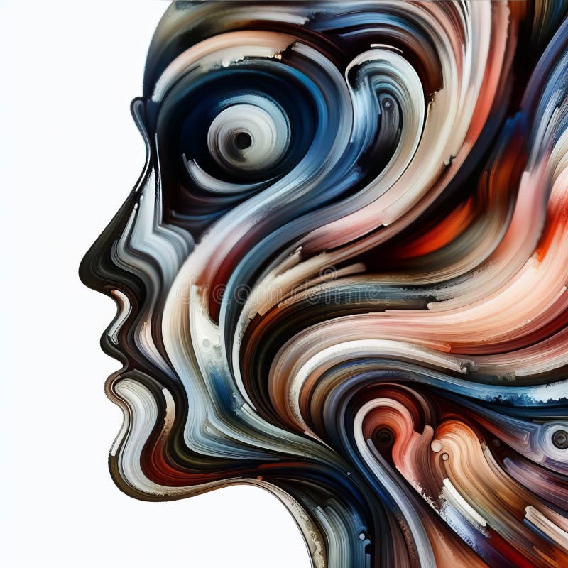 Abstract Portraits Artistic Interpretations of Human Stock Illustration ...